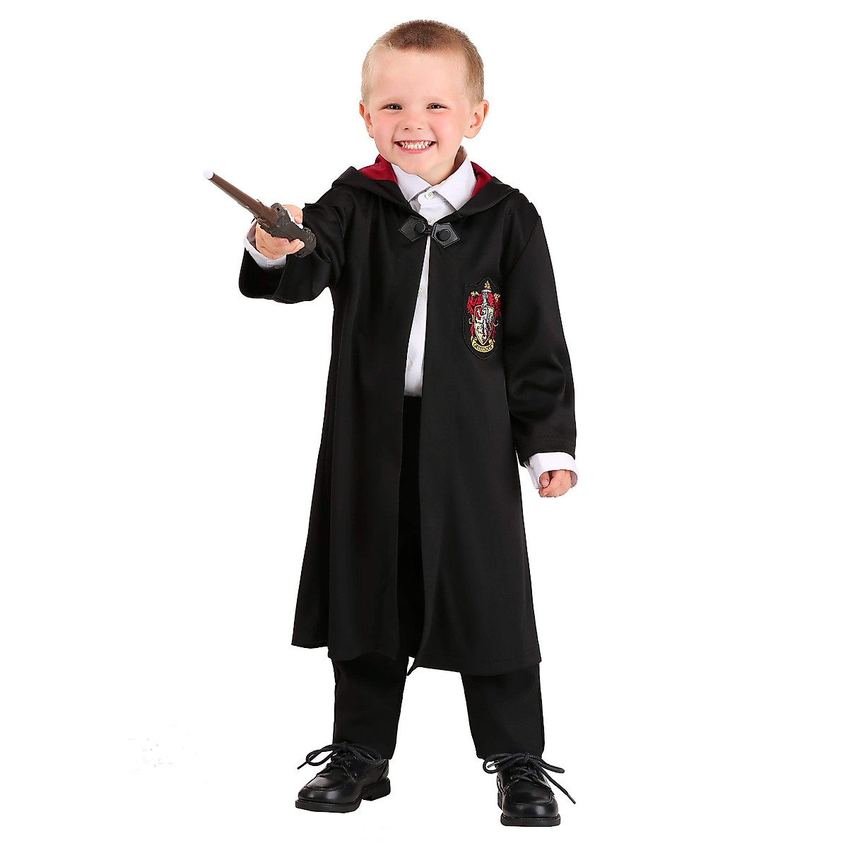 Fun Costumes Harry Potter Toddler Gryffindor Robe, 2T Black