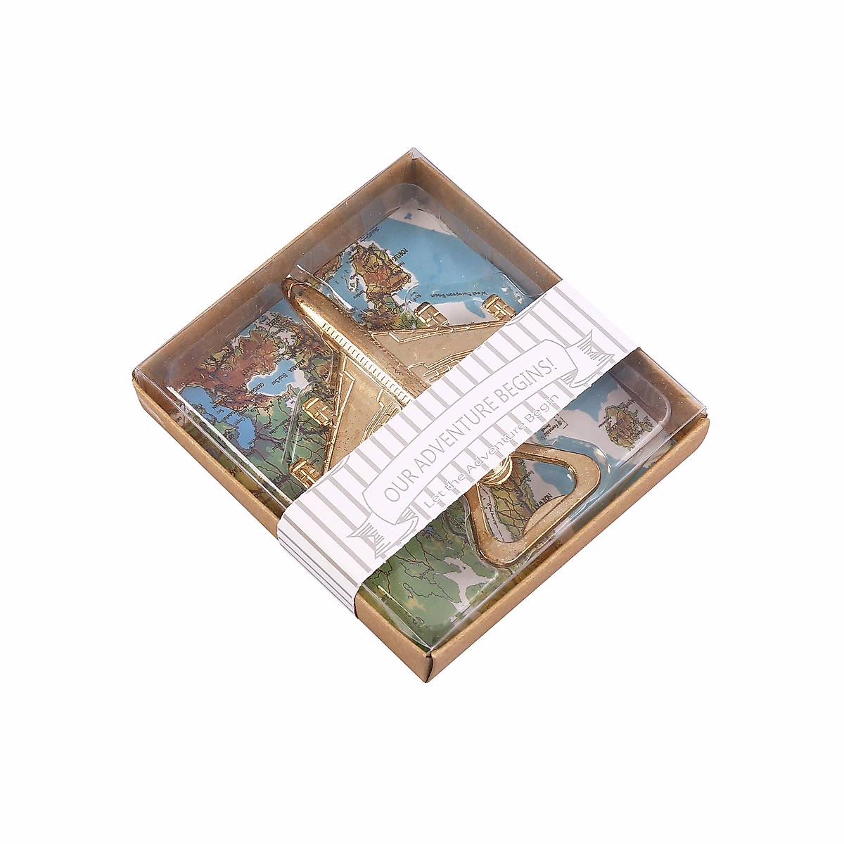 3-Piece Antique, Jet, and Passenger Airplane Bottle Opener Set for Aviation Enthusiasts Gifts for Pilot Airplane Decor Gift for Veteran Beer Bottle Openers in Gift Box