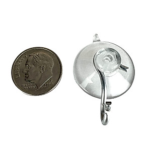 Wis-Sales (16-Pack Mini 3/4 inch Pennsylvania Heavy Duty Suction Cup Hooks for Glass Windows. for Signs Holiday Ornaments Suncatchers