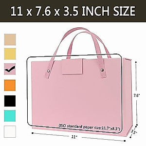 Joyscoop Pink Gift Box - 11x7.6x3.5 Inches Gift Boxes with Lids and Handles, Portable Magnetic Gift Boxes for Presents, Large Gift Box for Women