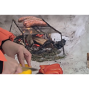 Bitty Big Q Stainless Steel Ultra Compact Portable Lightweight Camping Grill