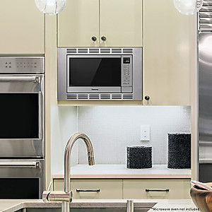 Panasonic 27-inch Microwave Trim Kit, Stainless Steel, for use with 1.1 cu ft NN-GN68KS Panasonic Microwave Oven – NN-TK623GS