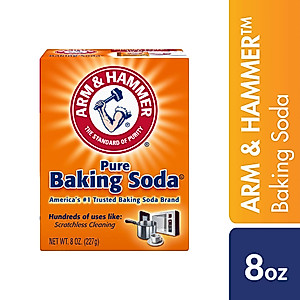 Arm & Hammer Pure Baking Soda, 8oz, Pack of 2