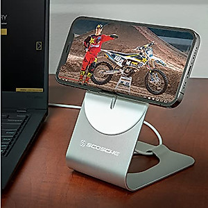 Scosche MSHS2-SP Compatible with MagSafe Chargers MagicMount MSC Phone Stand (MagSafe Charger is NOT Included)
