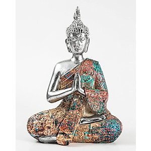 XiTa8 Buddha Statues for Table Decor,Large Zen Statue Garden Decorations Outdoor,Resin Decoration Ornaments for Living Room, Bedroom, Office Desktop, Cabinet Shelf,Tabletop Decor(Buddha)