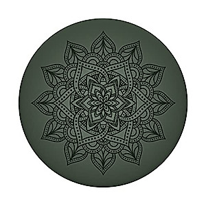 Mandala Alpine Green Phone 13 Pro Max Mandala Alpine Green PopSockets Swappable PopGrip