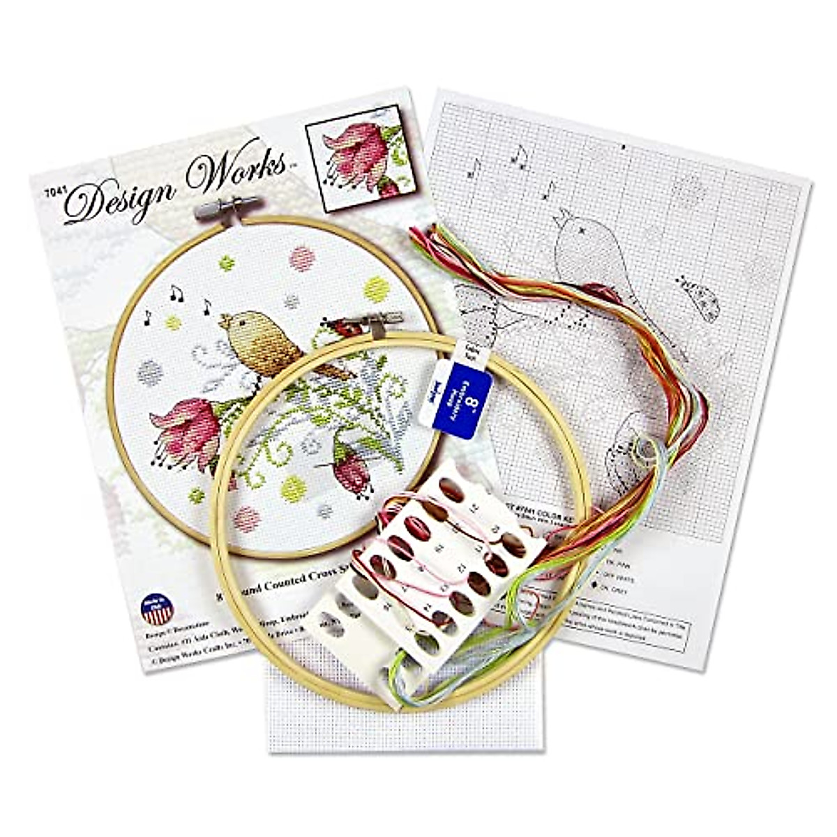 Design Works Crafts Janlynn Counted Cross Stitch Kit, Bird