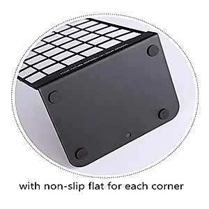 Metal Bookends for Shelves Heavy Duty Bookends Non-Skid Shelf Holder Book Stopper for Books/Movies/CDs/Video Games Book Black (1 Pair)