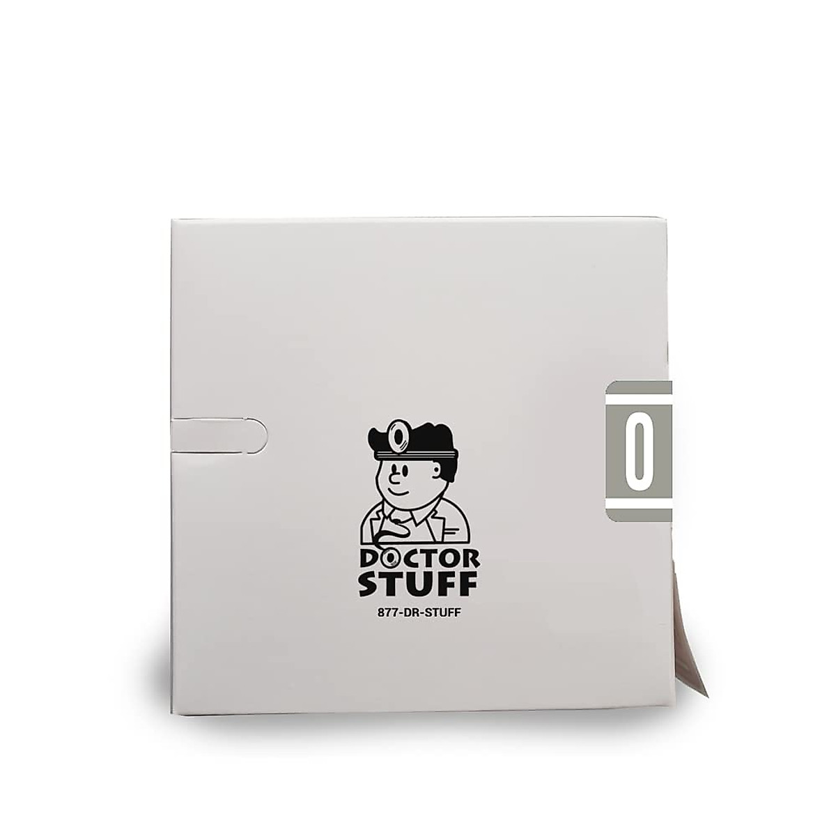 Doctor Stuff - File Folder Labels, Alphabet Letter O, VRE/GBS 8850 - VRAM Series Compatible Alpha Stickers, Gray, 1.3" x 1.25", 250/Roll