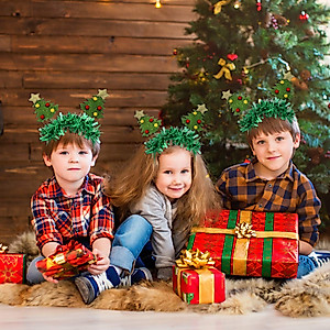 Beaupretty 2pcs Christmas Tree Headband Holiday Kids Supply Festival Headwear Ornament Christmas Costume Headband Christmas Tree Hair Bands Party Girls Hairband Felt Pop Child Latte Art