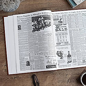 Signature gifts Atlanta Personalized Baseball History Book - Braves Baseball Fan Gift - A Major League History Told Through Archive Newspaper Coverage (Atlanta Braves)