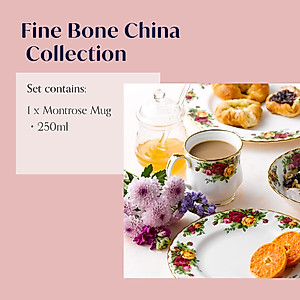 Royal Albert Old Country Roses Montrose Mug, 1 Count (Pack of 1), Multi