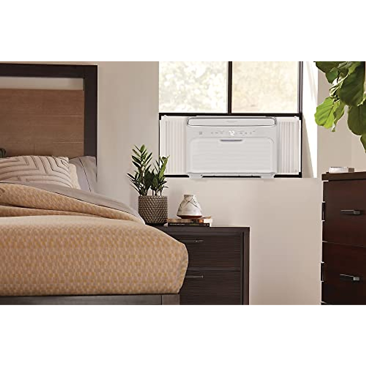 Frigidaire GHWQ123WC1 Inverter Quiet Temp Room Air Conditioner, 8,000 BTU with Wi-Fi Connected, Energy Star Certified, Easy-to-Clean Washable Filter, in White