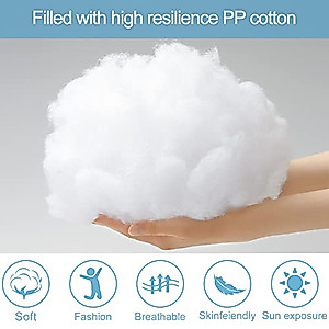 Ecueze Porch Swing Cushions,Replacement Cushions for Outdoor Swing with Backrest, Outdoor Swing Cushions for Swing Bench Chair Garden Seats,Swing Replacement Cushions with Eight Straps