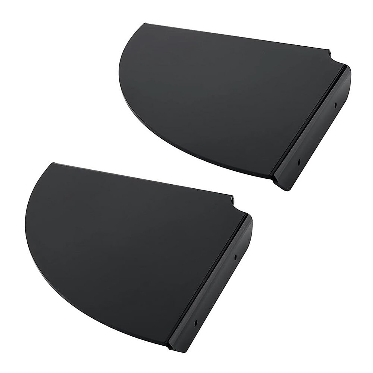 Ztexkee Acrylic Corner Floating Shelves, 2 Pack Acrylic Wall Mount Floating Corner Shelves Wall Storage Display Organizer for Bathroom Bedroom Living Room Kitchen Home Decor