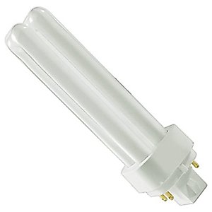 Circle (10 Pack) PLD-26W 841, 4 Pin G24q-3, 26 Watt Double Tube, Compact Fluorescent Light Bulb, Replaces Sylvania 20669 CF26DD/E/841. Philips 38337-2 - PL-C 26W/841/4P/ALTO