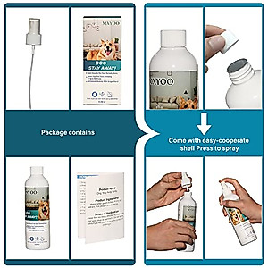 MXYOO Dog Stay Away Spray, Training Your Dog Where Not to Urinate, Training Corrector Pets Deterrent, Indoor & Outdoor Use, No More Marking