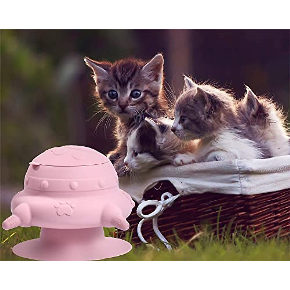 Puppy Milk Feeder, Miracle Nipple Kitten Pacifier Feeder, Rabbit Kitten Bottles for Nursing, Multiple Puppies Pet Feeder Station, Newborn Puppy Bottles for Nursing, Incubator Nipple for Puppy Supplies