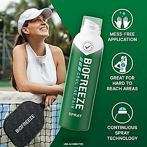Biofreeze, Colorless, 4 Fl Oz (Pack of 3)