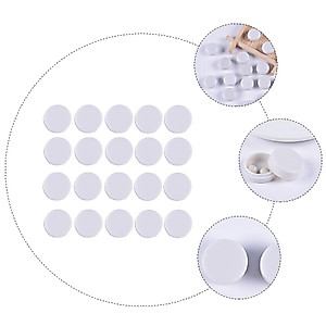 Gadpiparty 100Pcs 20MM Plastic Rattles Noise Maker Insert Rattle Toy Squeaker Ring Box Repair Baby Toy Rattle Box Repair Fix for Baby Pet Dog