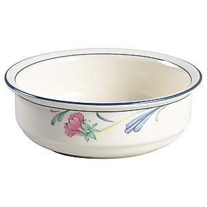 Lenox Poppies On Blue Chinastone Fruit/Dessert (Sauce) Bowl 12 oz