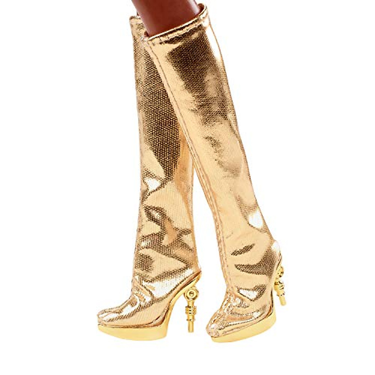 Barbie Collector Star Wars C-3PO x Barbie Doll (~12-inch) in Gold Fashion and Accessories, with Doll Stand and Certificate of Authenticity