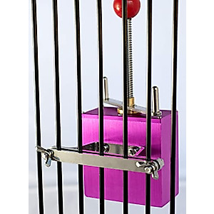 Busy Bird | Ele-Waiter Foraging Bird Toy - Helicopter Arm adjusts Elevator to Expose Treats - 100% Metal, Ultimate Brain Teaser and Mind Game for Medium to Extra Large Birds