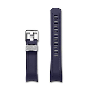 Crafter Blue CB05 Curved End Watch Band Quick Release Soft Rubber Strap Replacement for Seiko Skx Series SKX007, SKX009 and SKX011 and Sports 5 Series: SRPD51K1, SRPD53k1, SRPD55K1 etc - Orange