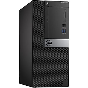 Dell Optiplex 5050 Intel Core i5-7600 X4 3.5GHz 8GB 256GB SSD Win10, Black (Renewed)