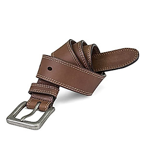 Timberland PRO Men's 38mm Boot Leather Belt, Brown, 36