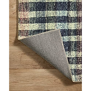 Loloi Chris Loves Julia x Humphrey Plum/Multi 7'-3" x 9'-3" Area Rug