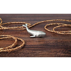 Twine Moby Whale Pewter Novelty Bottle Openers, Metallic