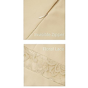 Gardenwed Beige Women's Cocktail Dress Ruffle Short Sleeve A Line Swing Flared Midi Party Homecoming Dresses Champagne 2XL