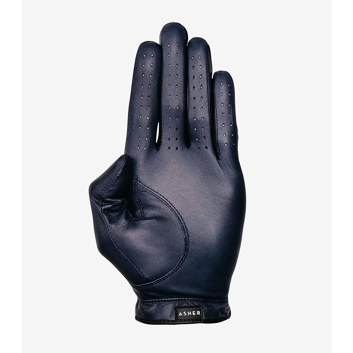 Asher Men's Premium Navy Sueded Golf Glove - XXL (goes on Left Hand)