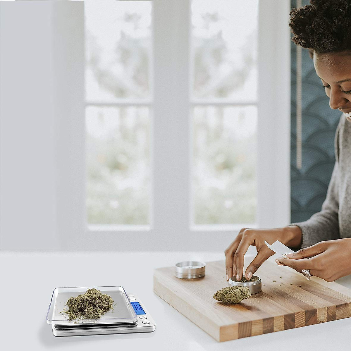 Fuzion Small Kitchen Scale, 500g/ 0.01g Small Gram Weight Scale, Precision Lab Scales Digital Weight Grams and Oz, Digital Gram Scale, Jewelry Scale with LCD, Small Food Scales for Kitchen