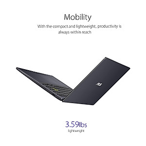 ASUS 2023 Newest Vivobook Laptop, 15.6” FHD Display, Intel Quad-Core Processor, 4GB RAM, 64GB eMMC + 256GB SD Card, Ultra Thin, Wi-Fi, Long Battery Life, Windows 11 Home in S Mode, Star Black