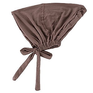 Chemo Headwear Hair Cover Inner Beanies Hat - 4 Packed Solid Bandana Skull Caps for Women Men (TC071-A1)