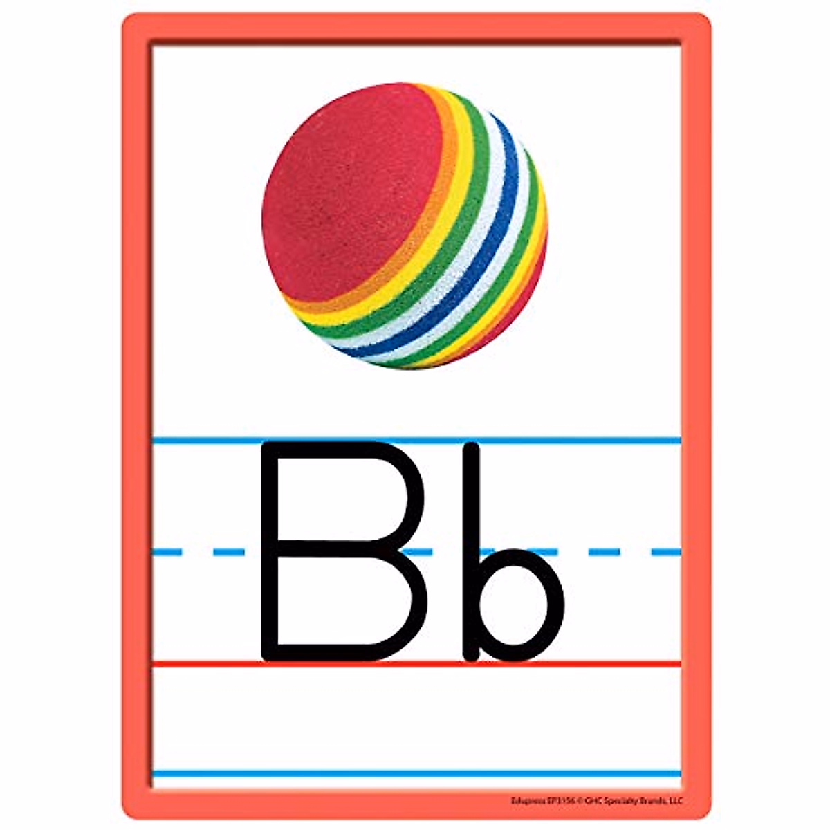 Edupress Alphabet and Numbers Accents, Pack of 36 Multicolored 6" x 8"