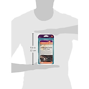 Kidco Magnet Lock Set - 4 Pack Magnetic Locks for Child Protection