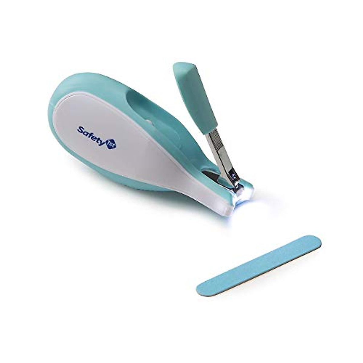 Safety 1st Sleepy Baby Nail Clipper With Built-in LED Light 2 Pack, Colors May Vary