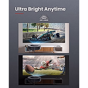 Anker Nebula Cosmos Max 4K UHD TV Home Theater/Entertainment Projector with Anker Nebula Projector Lightweight and Adjustable 3-ft Floor Stand