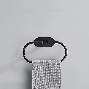 Towel Ring Towel Ring Holder Stainless Steel Wall Mounted Kitchen Bath Towel Storage Rack Home Hotel Bathroom Accessory (Color : Gold)