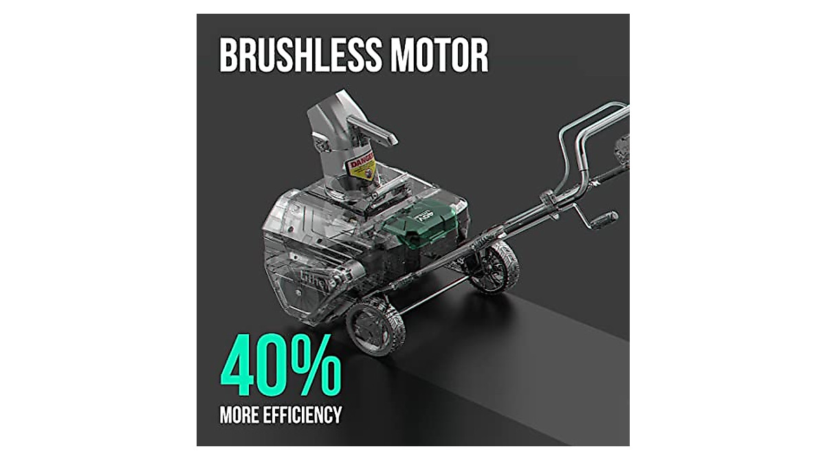 Litheli 40V Cordless Snow Blower - Effortless Snow Removal