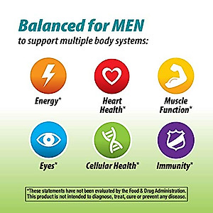 Nature's Way Alive! Garden Goodness Men's Multivitamin, One Serving of Veggies and Fruits**, High Potency B-Vitamins, 60 Tablets