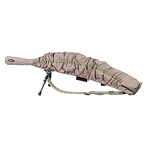 Caldwell Allweather Fast Case Gun Cover with FDE Color, PVC Lined Fabric, Water Resistance and Quick Access Design for Outdoor, Range, Shooting and Hunting, tan