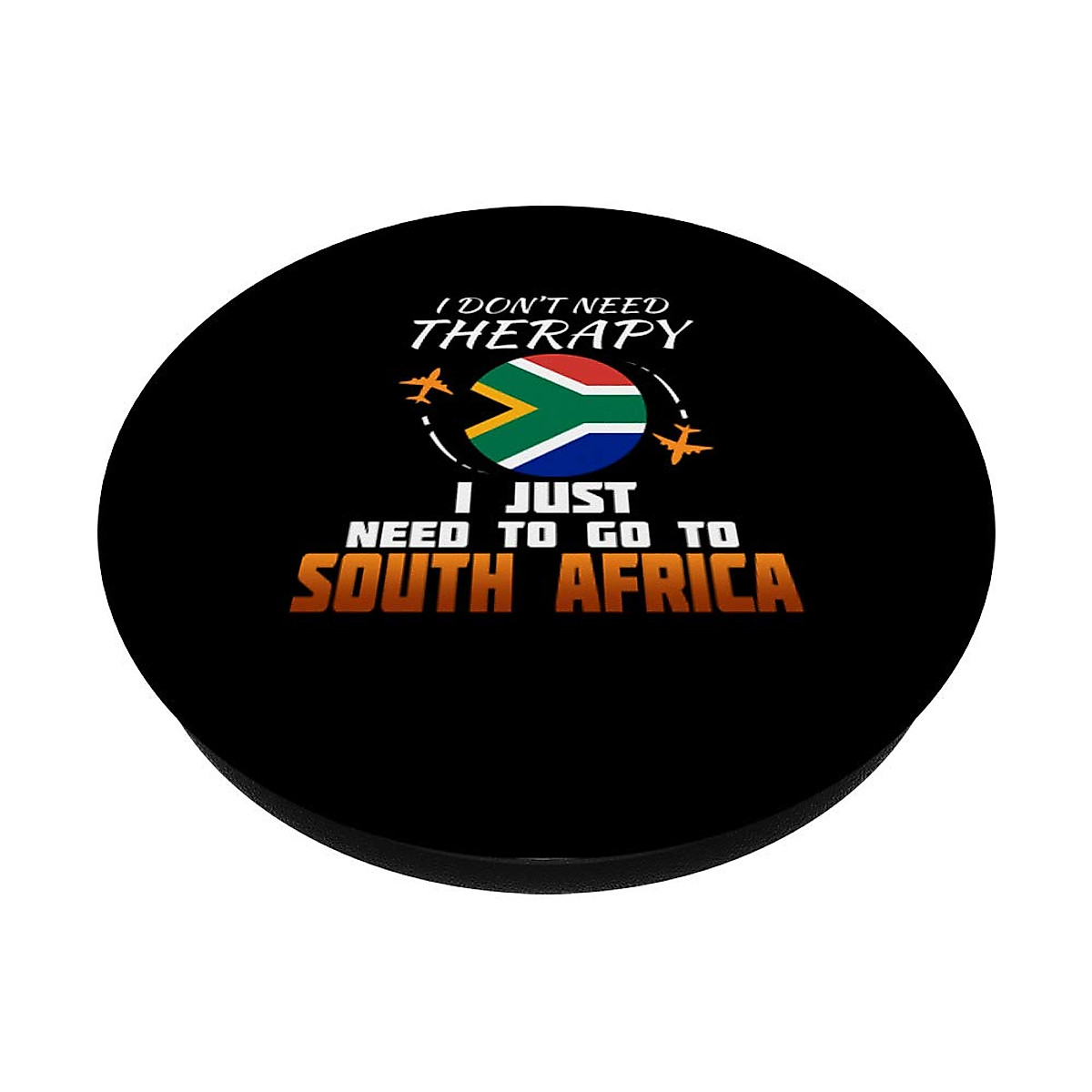 South African Flag Shirt I Funny South Africa Vacation Gift PopSockets Grip and Stand for Phones and Tablets