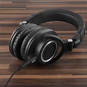 Geekria Audio Cable Compatible with Audio-Technica ATH-M70x ATH-M60x ATH-M50x ATH-M40x M50xrd M50xwh Cable, 2.5mm Aux Replacement Stereo Cord (4 ft/1.2 m)