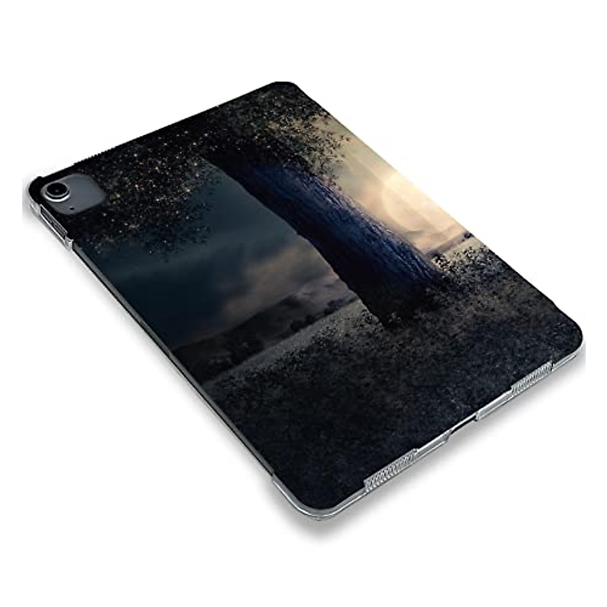 Kawaii Moonlight Night Tree case Compatible with iPad Mini Air Pro 7.9 8.3 9.7 10.2 10.9 11 12.9 inch Pattern Cover New 2022 2021 Trifold Stand 3 4 5 6 7 8 9 Generation 371 (12.9 Pro 3/4/5 gen)