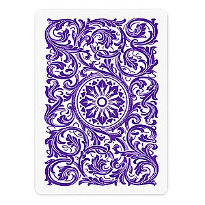 Copag Elite 100% Plastic Playing Cards, Poker Size (Standard) Jumbo Index Single Deck (Purple)