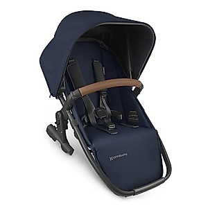 Vista V2 Stroller- NOA (Navy/Carbon/Saddle Leather) + Upper Adapters + RumbleSeat V2- NOA (Navy/Carbon/Saddle Leather)